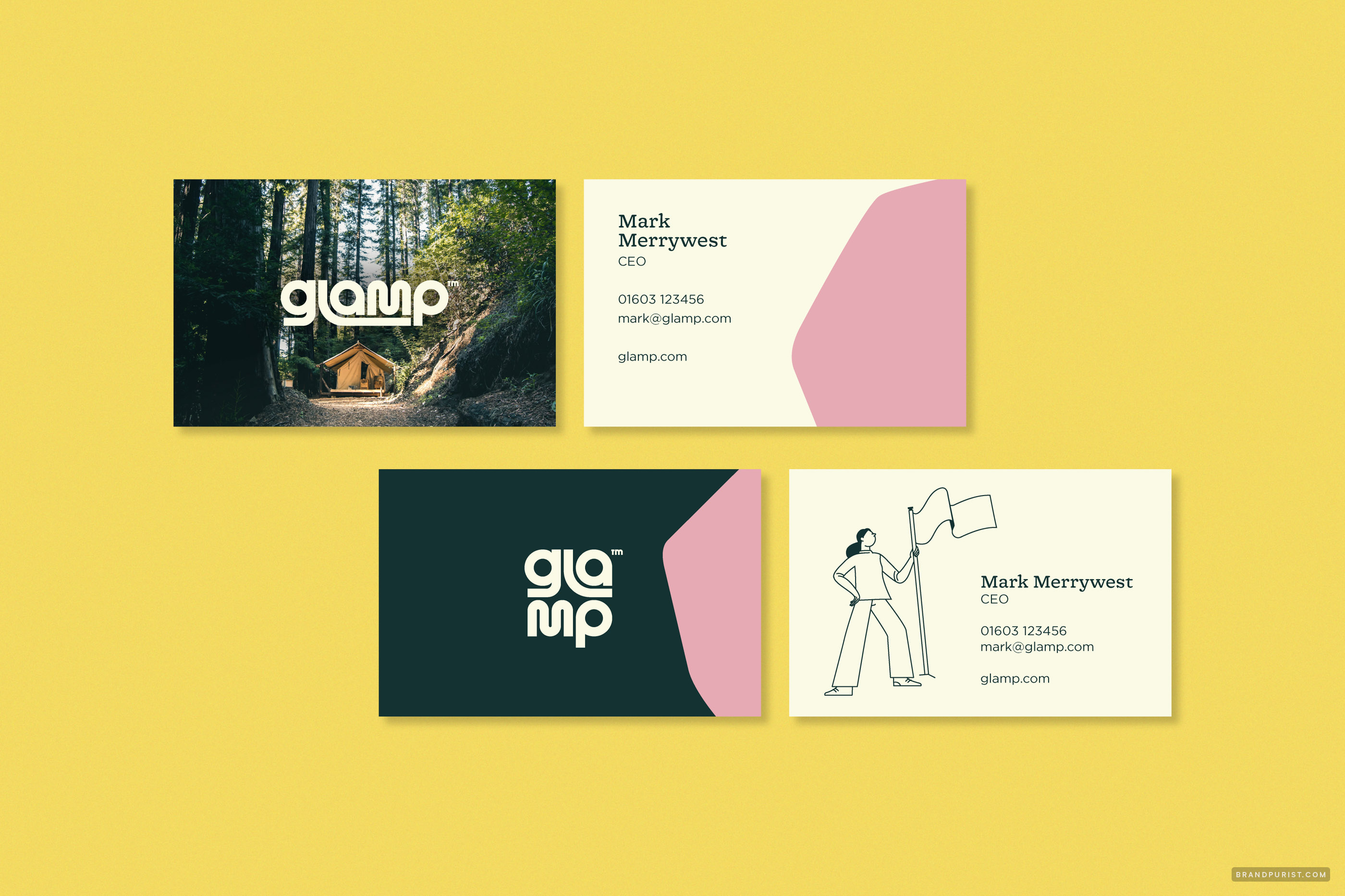Glamp • Branding a startup that spreads the love of glamping | Brand ...