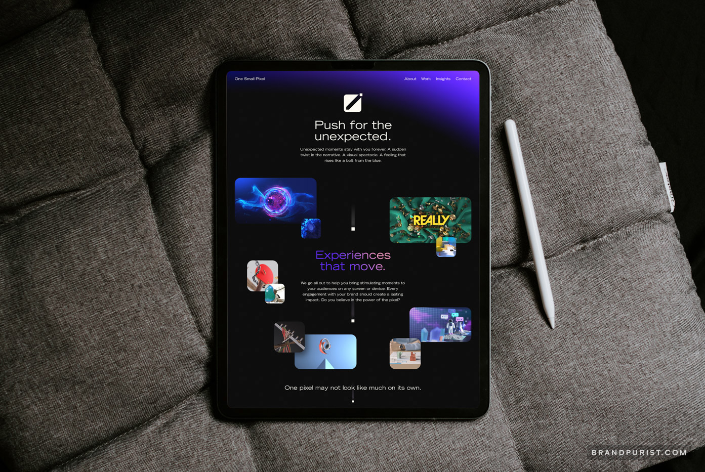 One Small Pixel • Rebranding a creative studio | Brand Purist ...